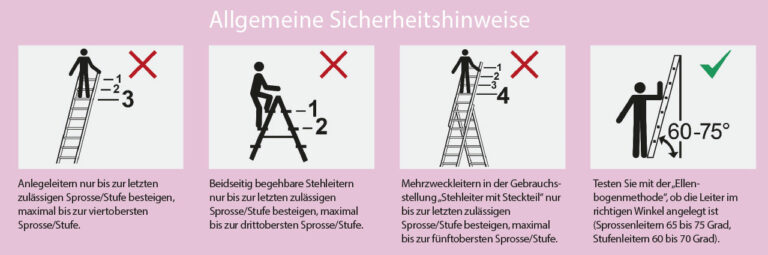 Die neue DGUV Information 208-016 – Die Verwendung von Leitern und ...